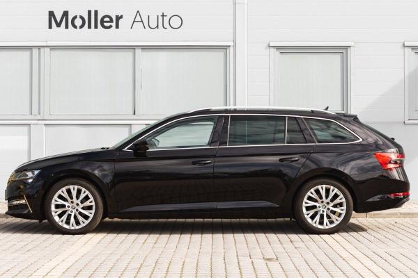 Black Skoda SuperB 2021 in Ventspils, with an engine capacity of 1.40 L and mileage of 115 thousand km for 23950 €, photo 3 on AUTOMOTO.COM.LV