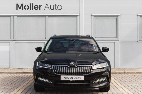 Black Skoda SuperB 2021 in Ventspils, with an engine capacity of 1.40 L and mileage of 115 thousand km for 23950 €, photo 9 on AUTOMOTO.COM.LV