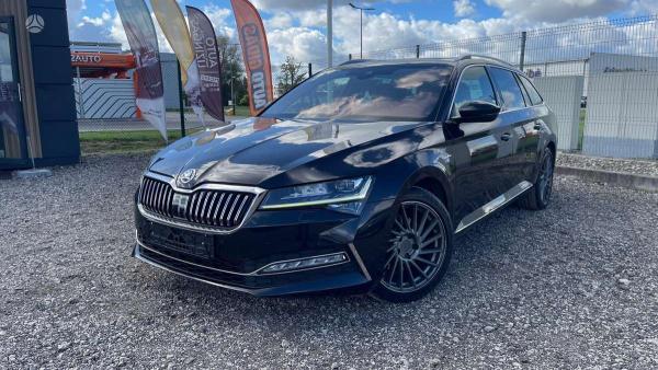 Black Skoda SuperB 2021 in Marijampole, with an engine capacity of 1.97 L and mileage of 203 thousand km for 17490 €, photo 1 on AUTOMOTO.COM.LV