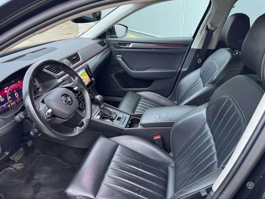 Melns Skoda SuperB 2021 Viļņa, ar dzinēja tilpumu 1.97 L un nobraukumu 222 tūkst. km par 16200 €, foto 8 vietnē AUTOMOTO.COM.LV