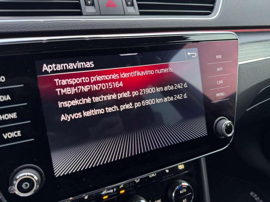 Melns Skoda SuperB 2021 Viļņa, ar dzinēja tilpumu 1.97 L un nobraukumu 222 tūkst. km par 16200 €, foto 14 vietnē AUTOMOTO.COM.LV