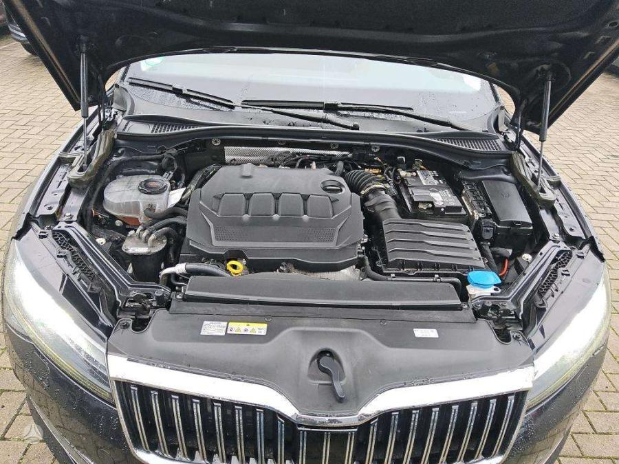 Black Skoda SuperB 2022 in Kaunas, with an engine capacity of 1.97 L and mileage of 200 thousand km for 18600 €, photo 12 on AUTOMOTO.COM.LV
