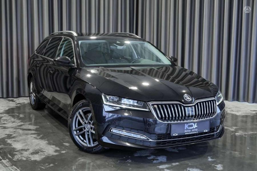 Black Skoda SuperB 2022 in Marijampole, with an engine capacity of 1.97 L and mileage of 109 thousand km for 19950 €, photo 2 on AUTOMOTO.COM.LV