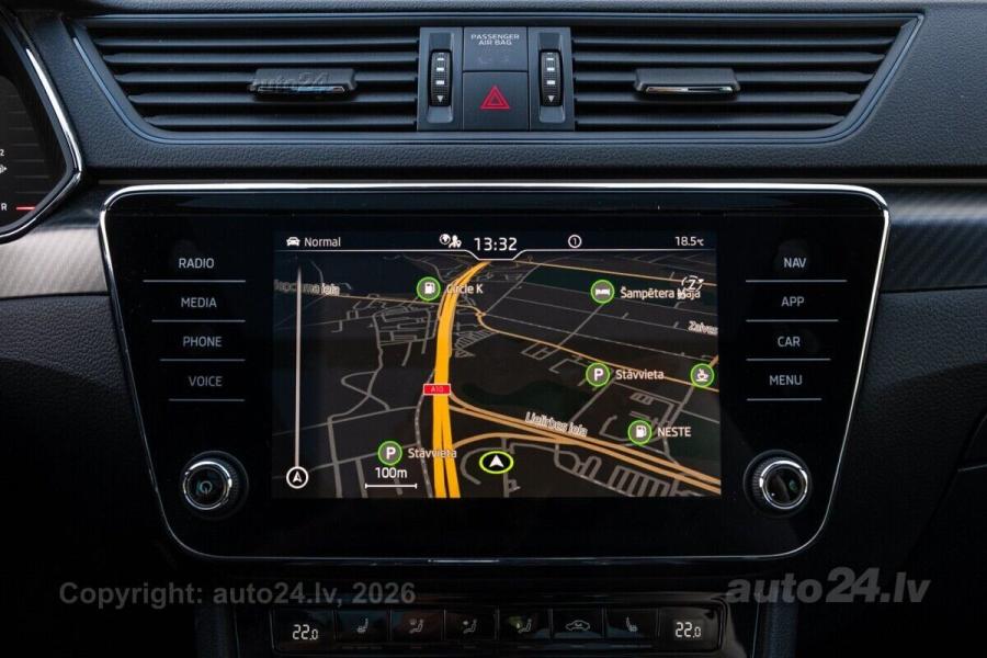 Melns Skoda SuperB 2022 Rīga, ar dzinēja tilpumu 2.00 L un nobraukumu 151 tūkst. km par 26338 €, foto 12 vietnē AUTOMOTO.COM.LV