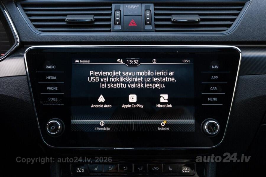 Melns Skoda SuperB 2022 Rīga, ar dzinēja tilpumu 2.00 L un nobraukumu 151 tūkst. km par 26338 €, foto 13 vietnē AUTOMOTO.COM.LV