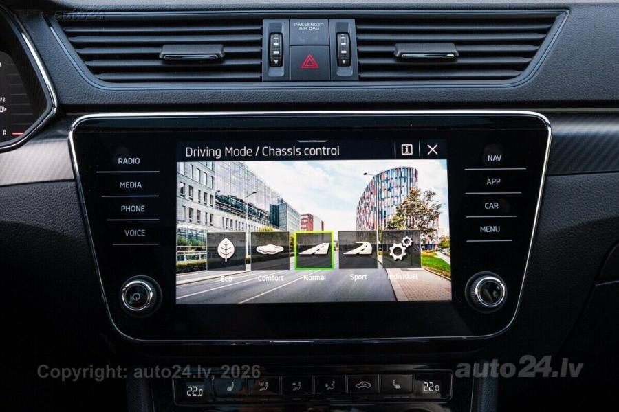 Melns Skoda SuperB 2022 Rīga, ar dzinēja tilpumu 2.00 L un nobraukumu 151 tūkst. km par 26338 €, foto 15 vietnē AUTOMOTO.COM.LV