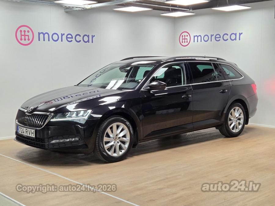 Black Skoda SuperB 2022 in Tallinn, with an engine capacity of 1.50 L and mileage of 134 thousand km for 18900 €, photo 1 on AUTOMOTO.COM.LV