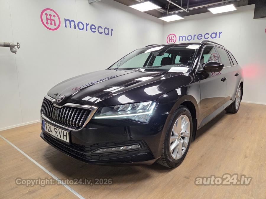 Black Skoda SuperB 2022 in Tallinn, with an engine capacity of 1.50 L and mileage of 134 thousand km for 18900 €, photo 4 on AUTOMOTO.COM.LV