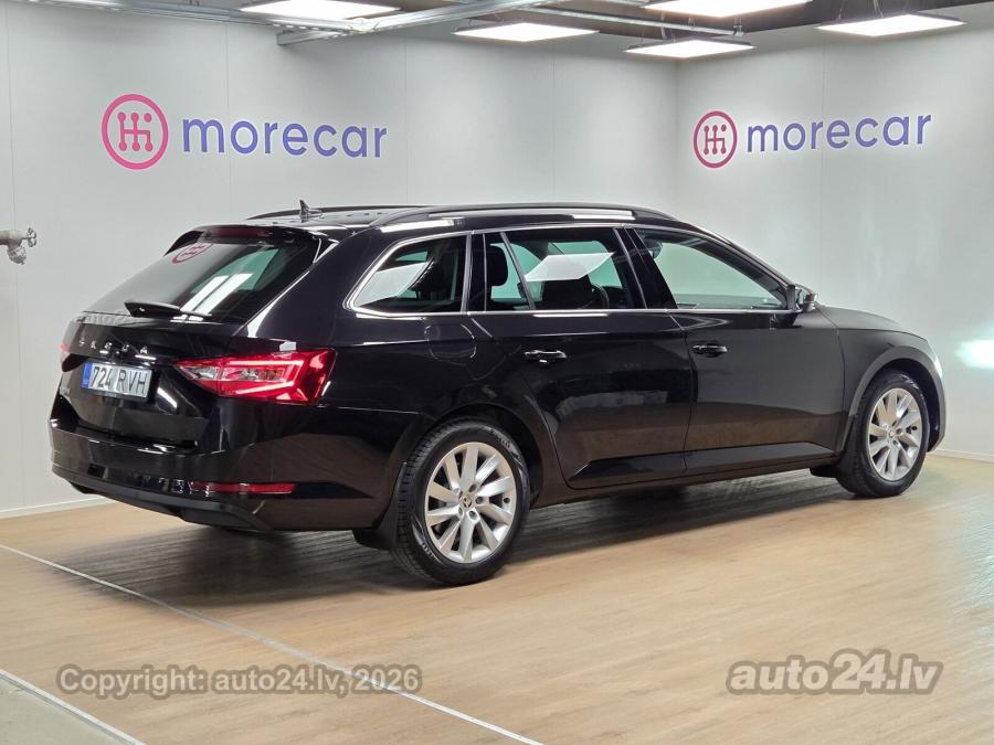 Black Skoda SuperB 2022 in Tallinn, with an engine capacity of 1.50 L and mileage of 134 thousand km for 18900 €, photo 5 on AUTOMOTO.COM.LV