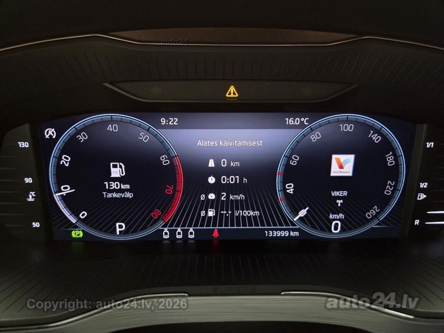 Black Skoda SuperB 2022 in Tallinn, with an engine capacity of 1.50 L and mileage of 134 thousand km for 18900 €, photo 16 on AUTOMOTO.COM.LV