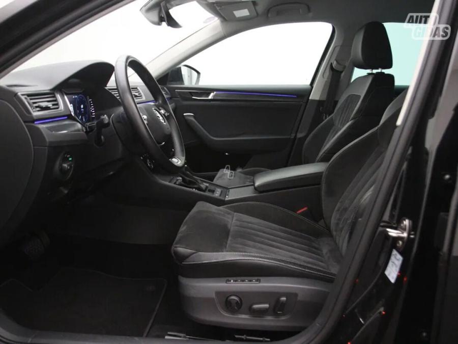 Black Skoda SuperB 2022 in Vilnius, with an engine capacity of 1.40 L and mileage of 175 thousand km for 19199 €, photo 5 on AUTOMOTO.COM.LV