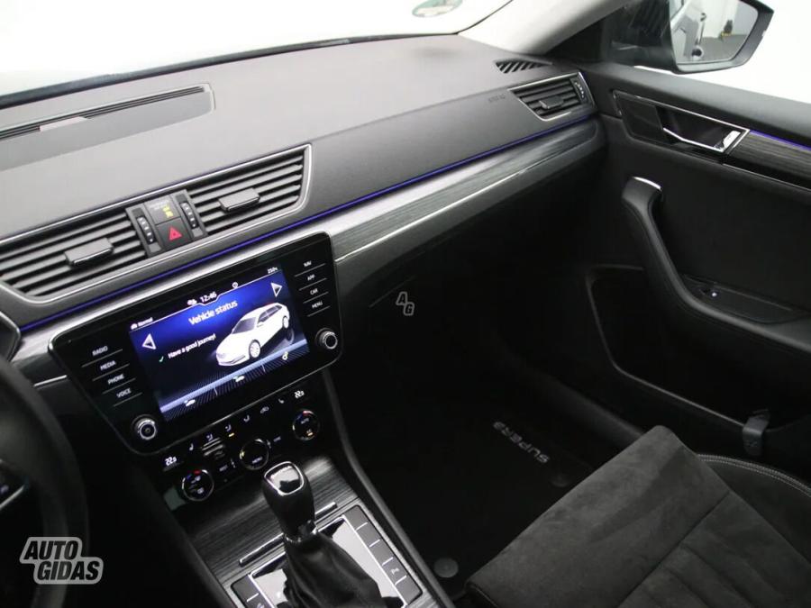 Black Skoda SuperB 2022 in Vilnius, with an engine capacity of 1.40 L and mileage of 175 thousand km for 19199 €, photo 22 on AUTOMOTO.COM.LV