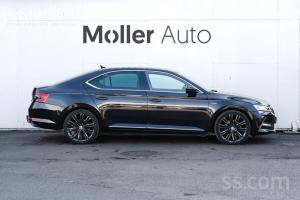 Black Skoda SuperB 2022 in Riga, with an engine capacity of 1.40 L and mileage of 81 thousand km for 24200 €, photo 6 on AUTOMOTO.COM.LV