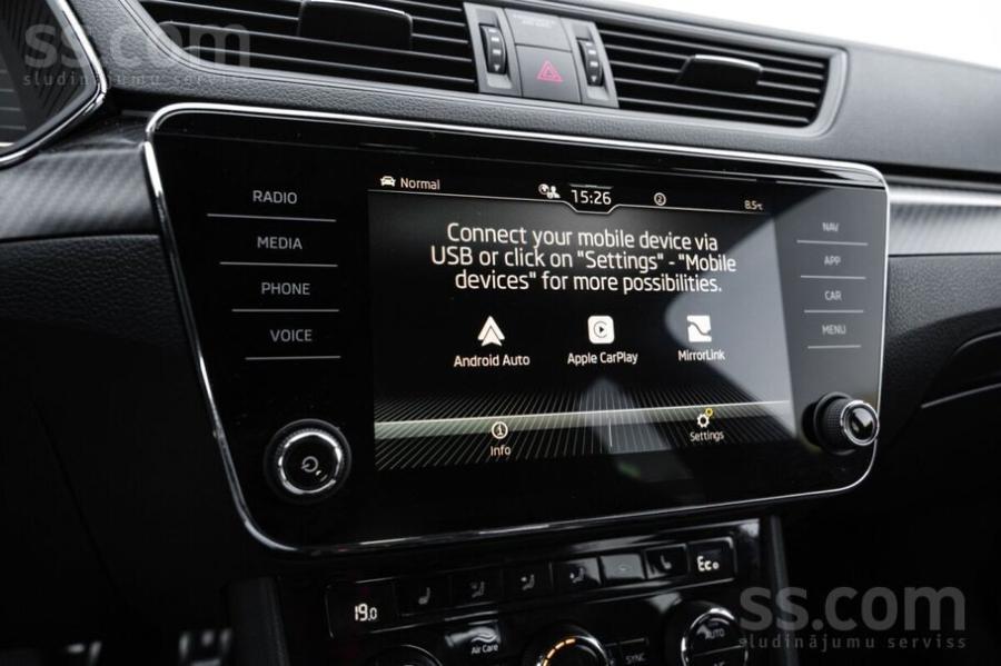 Melns Skoda SuperB 2022 Rīga, ar dzinēja tilpumu 1.40 L un nobraukumu 109 tūkst. km par 24500 €, foto 25 vietnē AUTOMOTO.COM.LV
