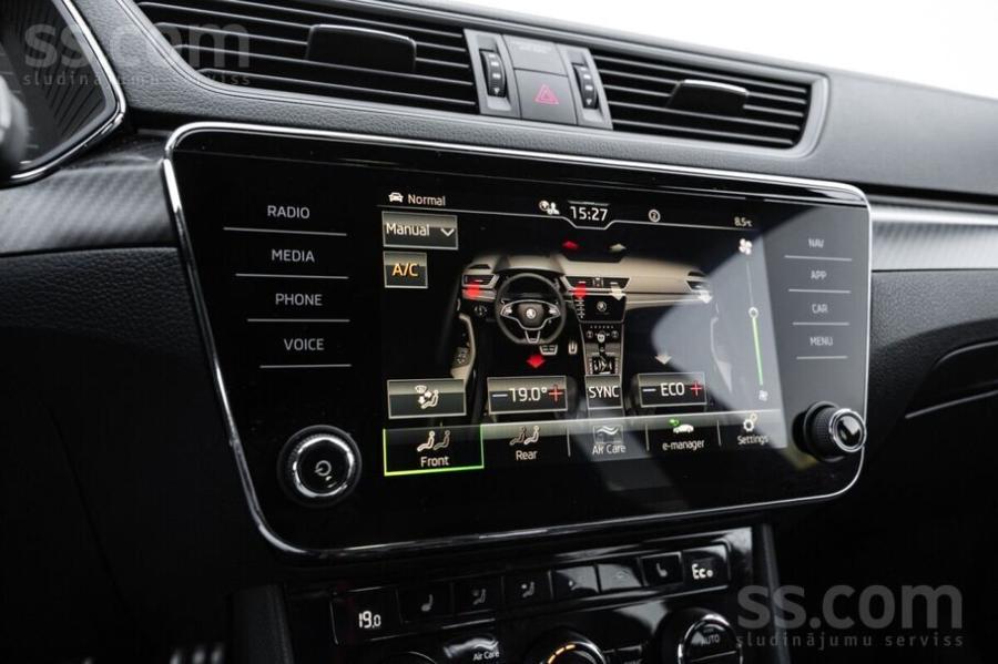 Melns Skoda SuperB 2022 Rīga, ar dzinēja tilpumu 1.40 L un nobraukumu 109 tūkst. km par 24500 €, foto 30 vietnē AUTOMOTO.COM.LV