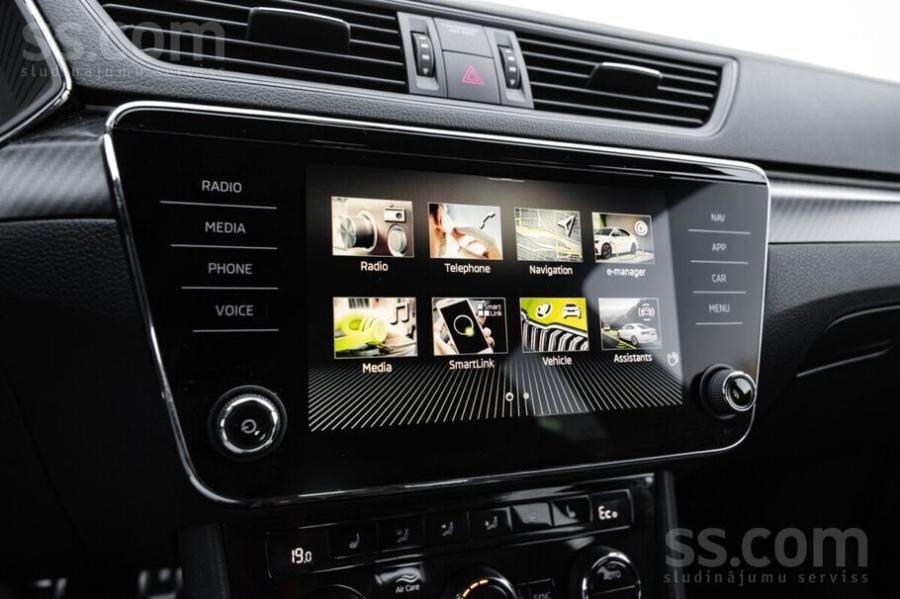 Black Skoda SuperB 2022 in Riga, with an engine capacity of 1.40 L and mileage of 109 thousand km for 24050 €, photo 24 on AUTOMOTO.COM.LV