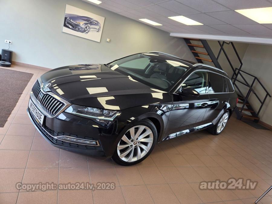Black Skoda SuperB 2022 in Tartu, with an engine capacity of 2.00 L and mileage of 146 thousand km for 20690 €, photo 1 on AUTOMOTO.COM.LV