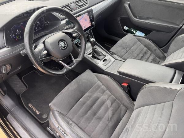 Black Skoda SuperB 2022 in Riga, with an engine capacity of 2.00 L and mileage of 248 thousand km for 17500 €, photo 9 on AUTOMOTO.COM.LV