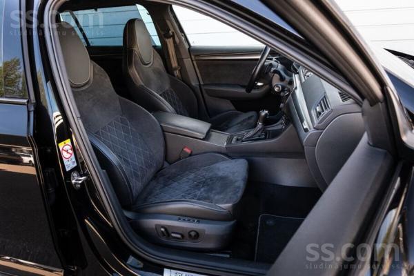 Black Skoda SuperB 2022 in Riga, with an engine capacity of 2.00 L and mileage of 151 thousand km for 24600 €, photo 6 on AUTOMOTO.COM.LV