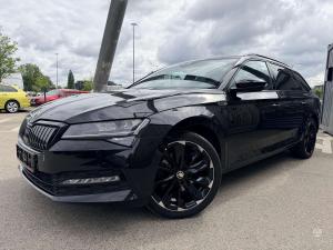 Black Skoda SuperB 2022 in Vilnius, with an engine capacity of 0.00 L and mileage of 149 thousand km for 20500 €, photo  on AUTOMOTO.COM.LV