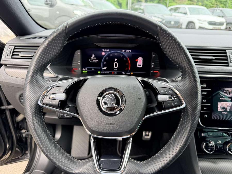 Black Skoda SuperB 2022 in Vilnius, with an engine capacity of 0.00 L and mileage of 149 thousand km for 20500 €, photo 10 on AUTOMOTO.COM.LV