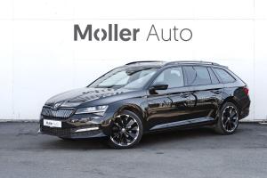 Black Skoda SuperB 2022 in Riga, with an engine capacity of 1.40 L and mileage of 109 thousand km for 22800 €, photo  on AUTOMOTO.COM.LV