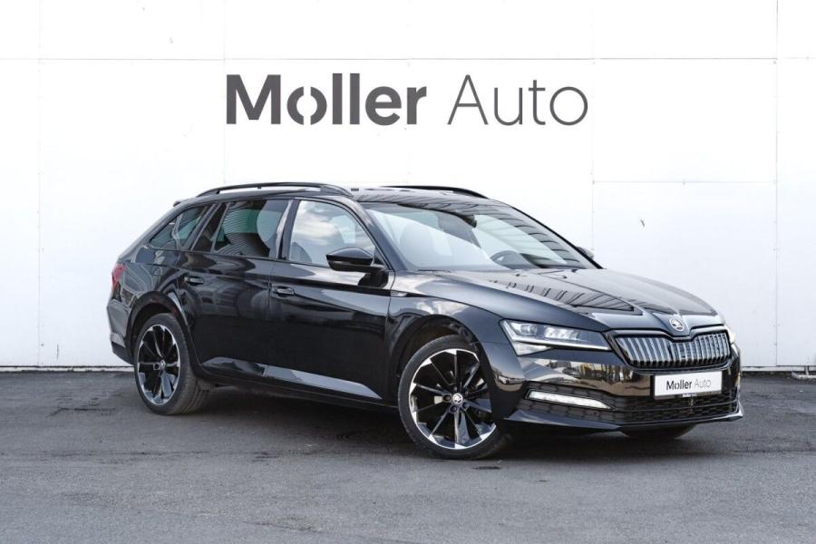 Black Skoda SuperB 2022 in Riga, with an engine capacity of 1.40 L and mileage of 109 thousand km for 22800 €, photo 3 on AUTOMOTO.COM.LV