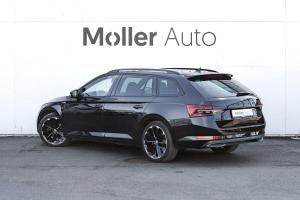 Black Skoda SuperB 2022 in Riga, with an engine capacity of 1.40 L and mileage of 109 thousand km for 22800 €, photo 4 on AUTOMOTO.COM.LV