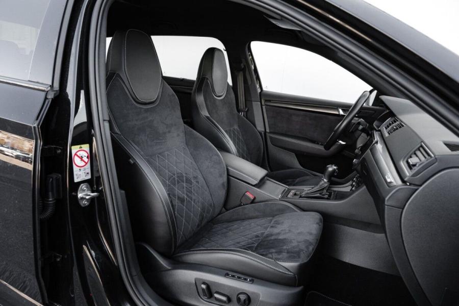 Black Skoda SuperB 2022 in Riga, with an engine capacity of 1.40 L and mileage of 109 thousand km for 22800 €, photo 8 on AUTOMOTO.COM.LV
