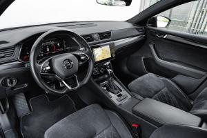 Black Skoda SuperB 2022 in Riga, with an engine capacity of 1.40 L and mileage of 109 thousand km for 22800 €, photo 31 on AUTOMOTO.COM.LV