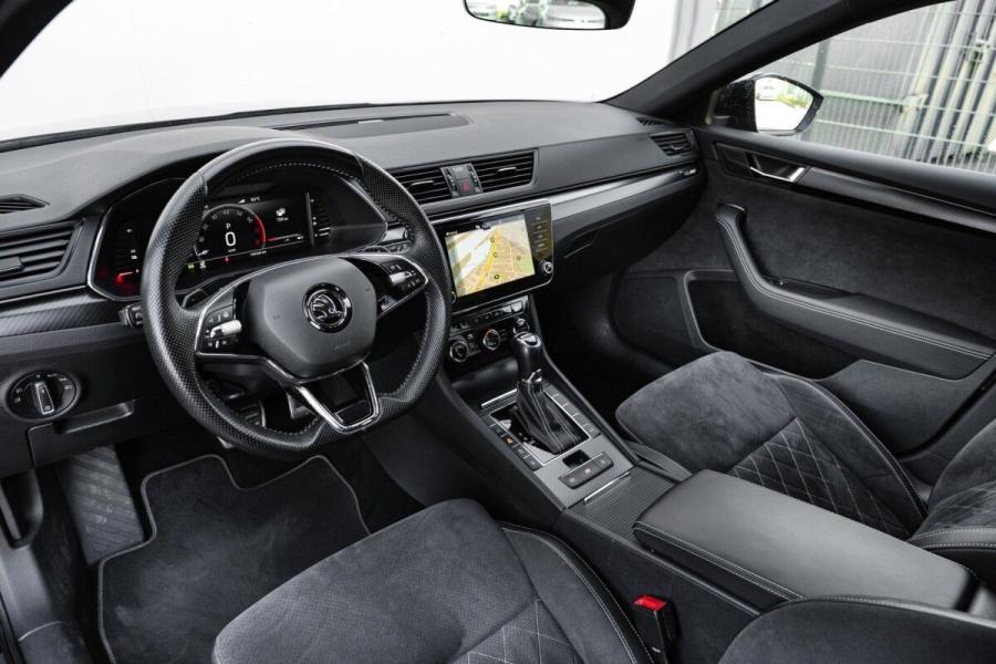 Black Skoda SuperB 2022 in Riga, with an engine capacity of 1.40 L and mileage of 109 thousand km for 22800 €, photo 31 on AUTOMOTO.COM.LV