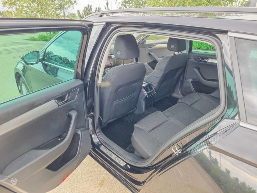 Melns Skoda SuperB 2022 Viļņa, ar dzinēja tilpumu 2.00 L un nobraukumu 250 tūkst. km par 16500 €, foto 18 vietnē AUTOMOTO.COM.LV