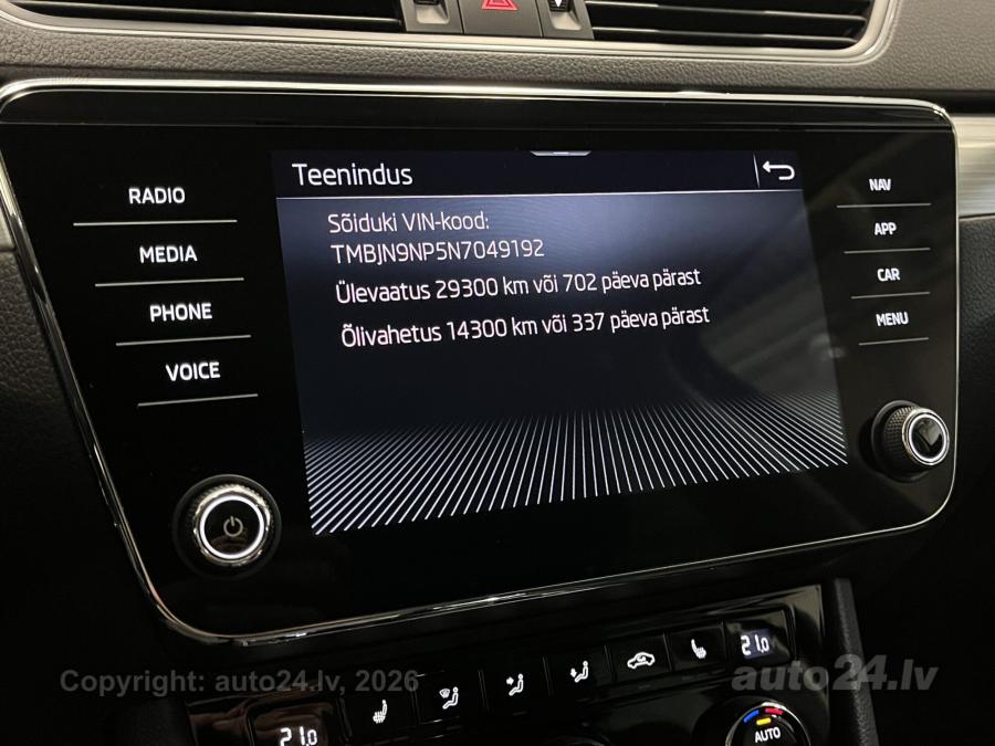 Melns Skoda SuperB 2022 Tallina, ar dzinēja tilpumu 1.50 L un nobraukumu 92 tūkst. km par 19900 €, foto 12 vietnē AUTOMOTO.COM.LV
