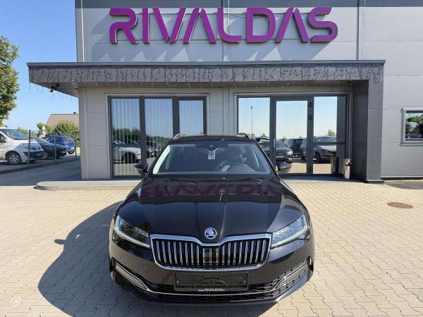 Black Skoda SuperB 2022 in Siauliai, with an engine capacity of 1.50 L and mileage of 118 thousand km for 24188 €, photo 1 on AUTOMOTO.COM.LV