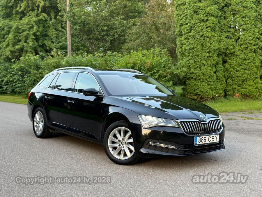 Black Skoda SuperB 2022 in Tartu, with an engine capacity of 2.00 L and mileage of 64 thousand km for 24999 €, photo 1 on AUTOMOTO.COM.LV