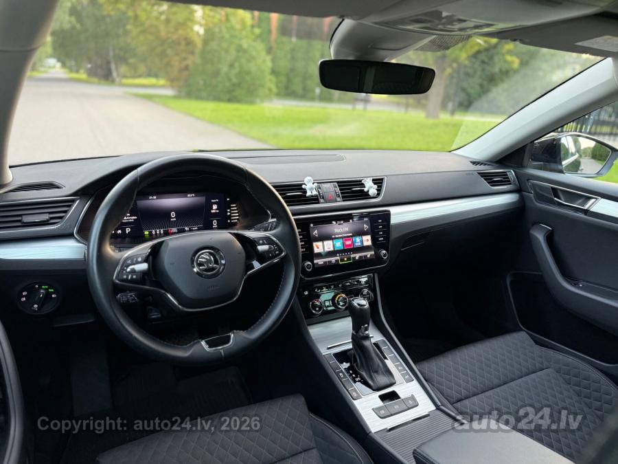 Black Skoda SuperB 2022 in Tartu, with an engine capacity of 2.00 L and mileage of 64 thousand km for 24999 €, photo 12 on AUTOMOTO.COM.LV