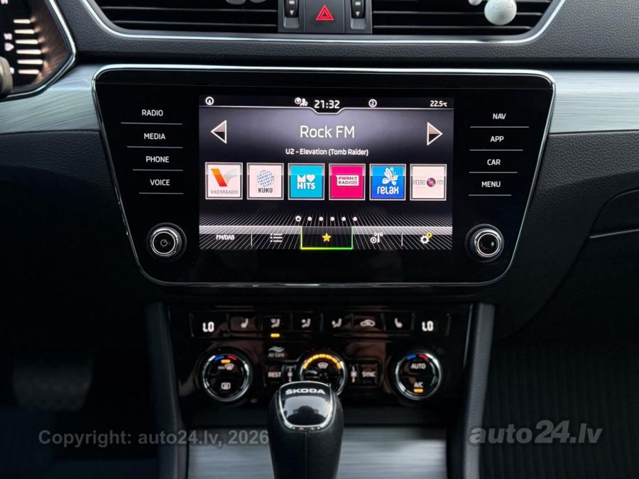 Black Skoda SuperB 2022 in Tartu, with an engine capacity of 2.00 L and mileage of 64 thousand km for 24999 €, photo 16 on AUTOMOTO.COM.LV