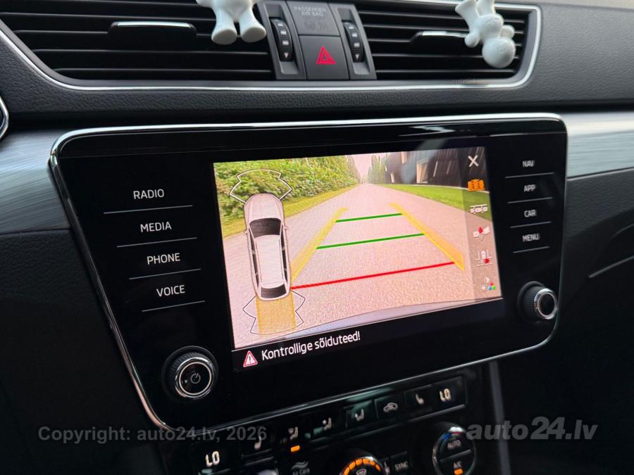 Black Skoda SuperB 2022 in Tartu, with an engine capacity of 2.00 L and mileage of 64 thousand km for 24999 €, photo 19 on AUTOMOTO.COM.LV