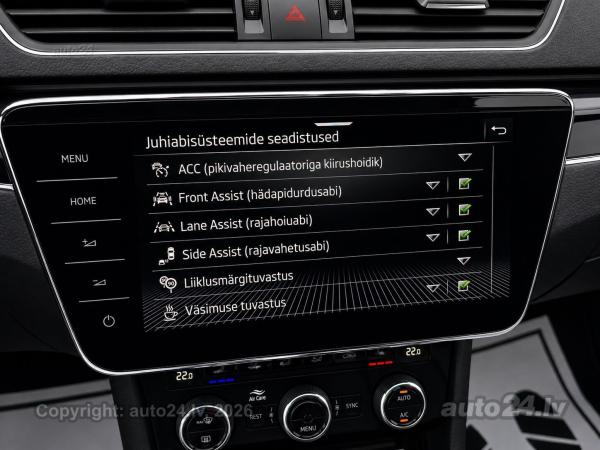 Melns Skoda SuperB 2022 Pērnava, ar dzinēja tilpumu 2.00 L un nobraukumu 147 tūkst. km par 24990 €, foto 8 vietnē AUTOMOTO.COM.LV