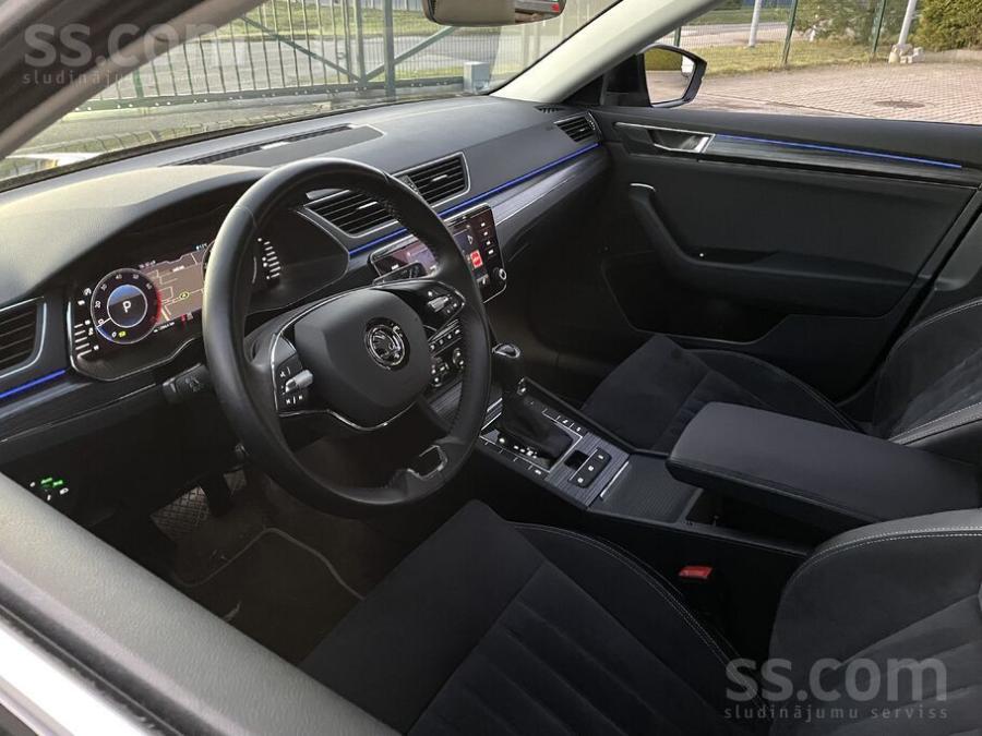 Melns Skoda SuperB 2022 Rīga, ar dzinēja tilpumu 1.50 L un nobraukumu 214 tūkst. km par 17800 €, foto 12 vietnē AUTOMOTO.COM.LV