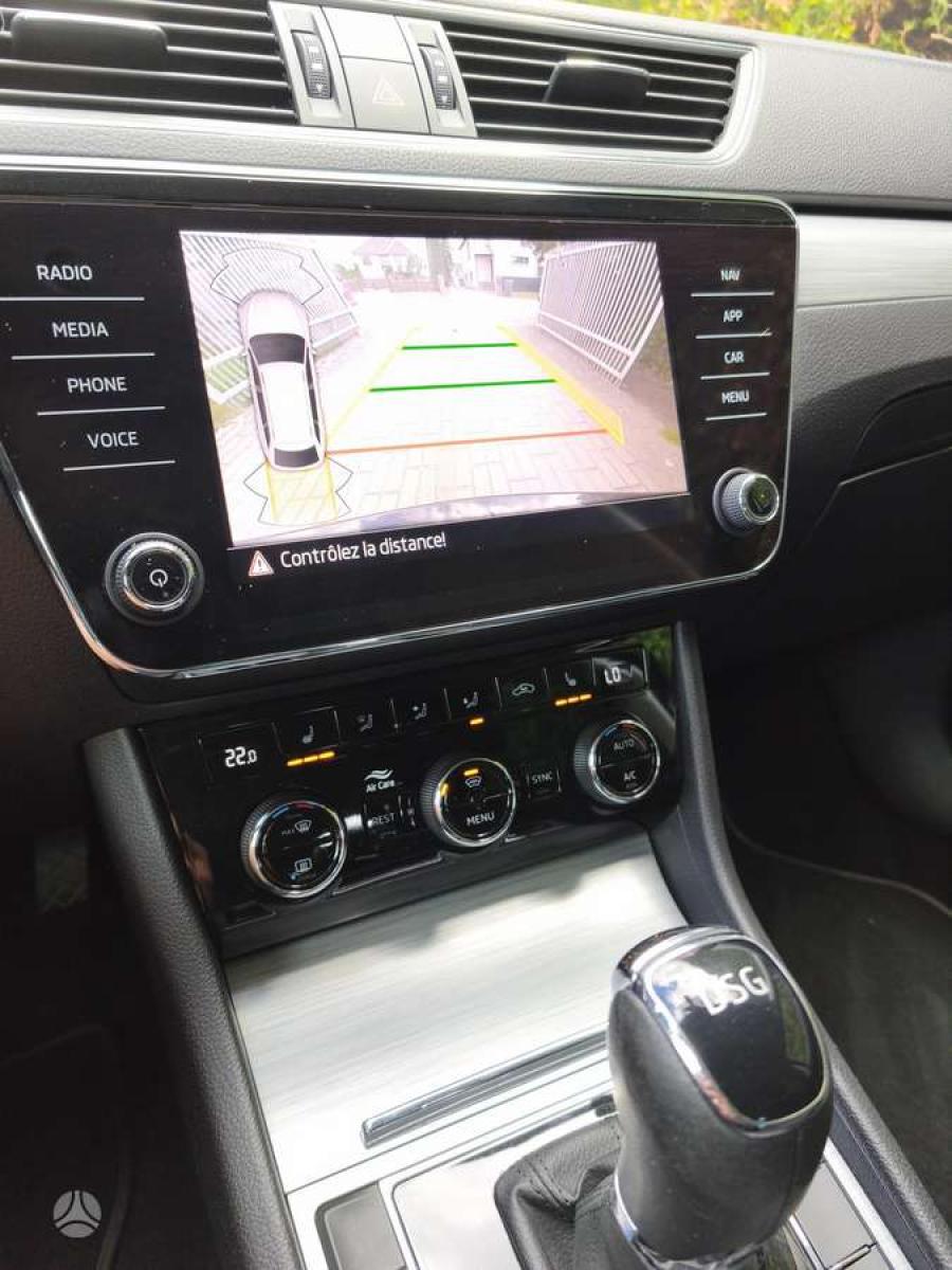 Black Skoda SuperB 2022 in Kalvarija, with an engine capacity of 1.50 L and mileage of 143 thousand km for 17243 €, photo 17 on AUTOMOTO.COM.LV