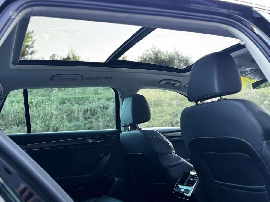Black Skoda SuperB 2022 in Vilnius, with an engine capacity of 1.97 L and mileage of 278 thousand km for 16650 €, photo 16 on AUTOMOTO.COM.LV