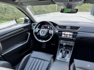 Black Skoda SuperB 2022 in Vilnius, with an engine capacity of 1.97 L and mileage of 278 thousand km for 16650 €, photo 18 on AUTOMOTO.COM.LV