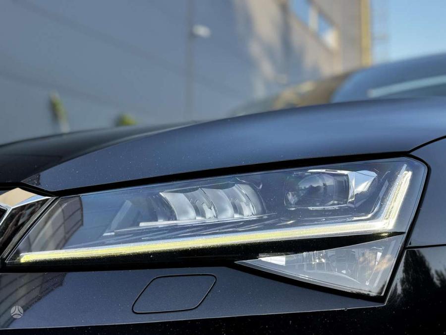 Black Skoda SuperB 2022 in Vilnius, with an engine capacity of 1.97 L and mileage of 278 thousand km for 16650 €, photo 30 on AUTOMOTO.COM.LV