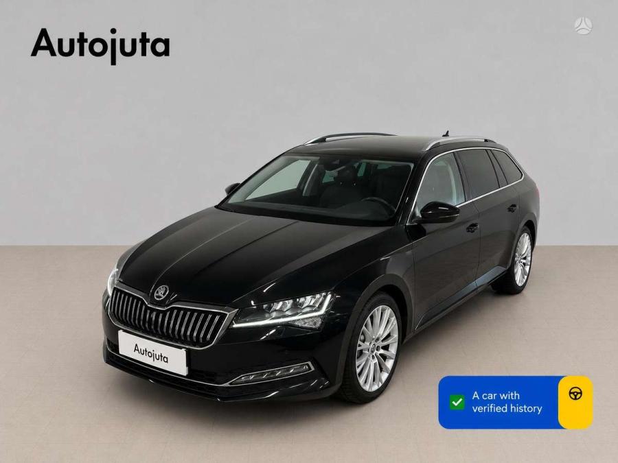Melns Skoda SuperB 2022 Kauņa, ar dzinēja tilpumu 1.97 L un nobraukumu 135 tūkst. km par 22500 €, foto 1 vietnē AUTOMOTO.COM.LV