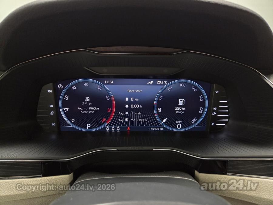 Черный Шкода Суперб 2022 в Таллин, объемом двигателя 2.00 л и пробегом 140 тыс. км за 19900 €, фото 15 на AUTOMOTO.COM.LV