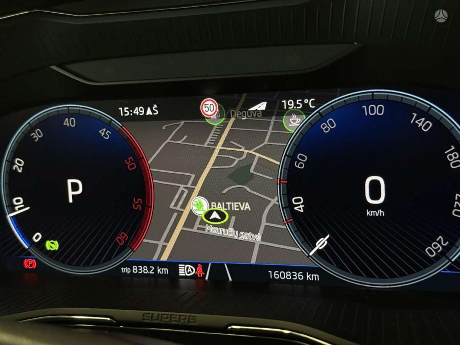 Melns Skoda SuperB 2022 Kauņa, ar dzinēja tilpumu 1.97 L un nobraukumu 161 tūkst. km par 18900 €, foto 12 vietnē AUTOMOTO.COM.LV