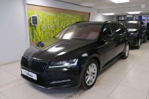 Melns Skoda SuperB 2023 Viļņa, ar dzinēja tilpumu 1.97 L un nobraukumu 126 tūkst. km par 24500 €, foto  vietnē AUTOMOTO.COM.LV