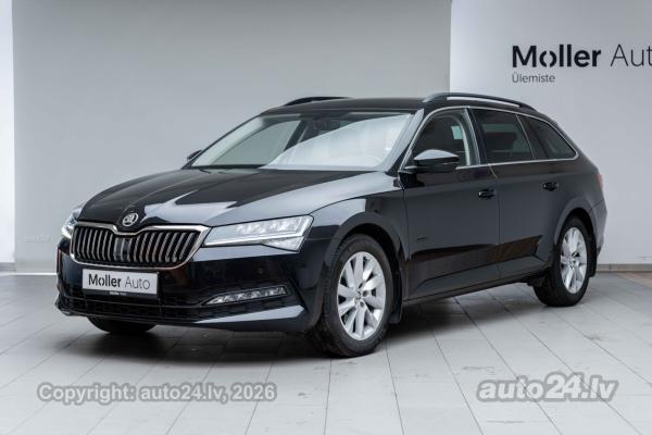 Black Skoda SuperB 2023 in Tallinn, with an engine capacity of 1.50 L and mileage of 70 thousand km for 22500 €, photo 1 on AUTOMOTO.COM.LV