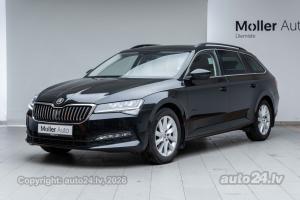 Melns Skoda SuperB 2023 Tallina, ar dzinēja tilpumu 1.50 L un nobraukumu 70 tūkst. km par 22500 €, foto  vietnē AUTOMOTO.COM.LV